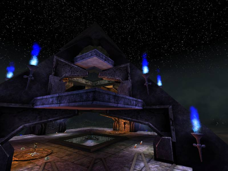 Unreal Archive / Unreal Tournament 2004 (UT2004) / Maps / 1 on 1 / Floating Pyramid